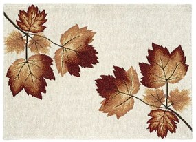 SCANquilt prostírání MOTIV javorové listy smetanovohnědá prostírání cca 30 x 45 cm