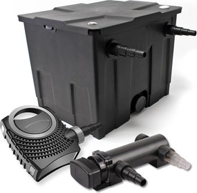 Sada jezírkové filtrace SunSun CBF-350 / CTF-8000 – 12000 L, 8000 l/h, 70 W (54263)