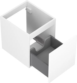 Mexen Orio, koupelnová skříňka 40 cm, 1 zásuvka, bílá matná, 91A10-04047-1-BF01