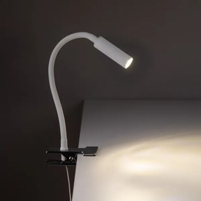 LED Lampa s klipem LAGOS 1xG9/3W/230V bílá
