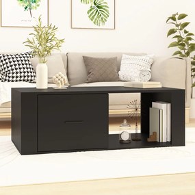 Konferenční stolek černý 100 x 50,5 x 35 cm kompozitní dřevo - Default Title