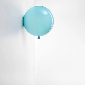Nástěnná skleněná svítidla Memory Wall připomínající nafukovací balónky Barva: Tyrkysová, Průměr: 400 mm, Sklo: Lesklé
