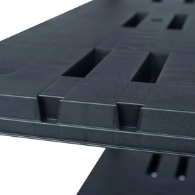 Skladový regál Souci - černý | 90x40x180 cm