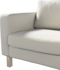 Potah na křeslo IKEA Karlstad, krátký barva šedá látka sametová