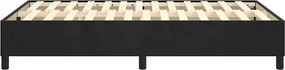 Rám postele s boxspringem černý 120 x 200 cm samet 3121110