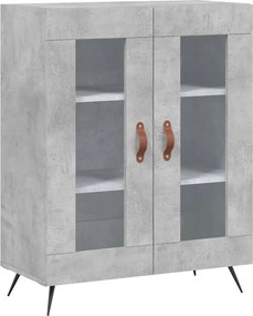 Skříň highboard betonově šedá 69,5x34x180 cm kompozitní dřevo 3195711