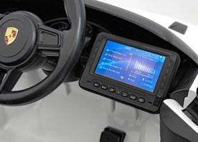 Elektrické autíčko Porsche Spyder RS ​​718 bílé