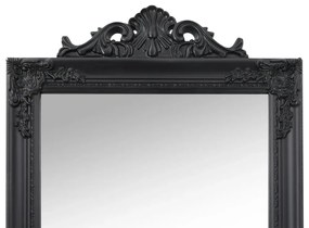 Volně stojící zrcadlo černé 40 x 160 cm - Default Title
