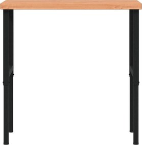 Pracovní stůl 100 x 60 x (73–99,5) cm masivní buk obdélníkový 3309685