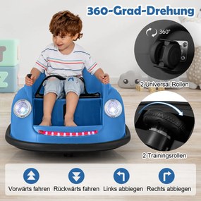 Costway 12V Bumper Car Dětské elektrické auto do nárazníku