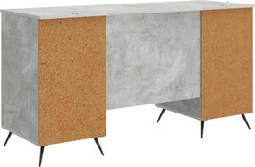 Stůl Betonově šedá 142,5 x 50 x 75 cm Kompozitní dřevo 3414633