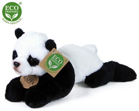 Plyšová panda ležící 18 cm ECO-FRIENDLY