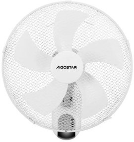 Aigostar -  Nástěnný ventilátor 45W/230V bílá + DO