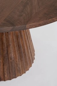 BIZZOTTO Dřevěný jídelní stůl ORISSA 120 cm hnědý 0747234