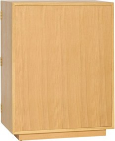Závěsná vitrína v dekoru dubu v přírodní barvě 70x90x39 cm Mae – Hübsch