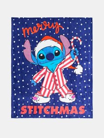 Sinsay - Deka s potiskem Lilo & Stitch - námořnická modrá