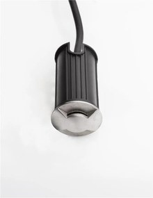NV 9203112 Venkovní zapuštěné svítidlo do země BANG nikl satén hliník LED 1W 3000K IP67 100-240V 42st. vč. driveru - NOVA LUCE