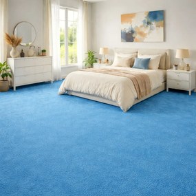 AladinWorld Expres, AKCE: 104x200 cm Kusový koberec Eton tyrkys - obšitý ze všech stran, šíře, modrá, filc, kancelář