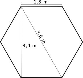 Nůžkový altán 3,6x3,1m šedý