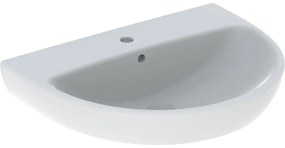 Geberit Selnova - Umyvadlo 650x500 mm, s přepadem, otvor pro baterii, bílá 500.297.01.7