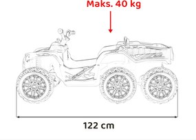 Ramiz Čtyřkolka Sport TX ATV červená