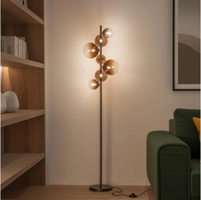 BRILAGI - LED Stojací lampa MILLA 7xG9/3W/230V hnědá/kouřová hnědá