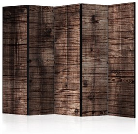 Paraván - Dark Brown Boards [Room Dividers]