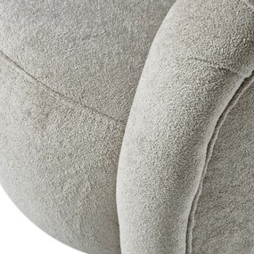 Křeslo ušák, béžovošedá Taupe, RAMON