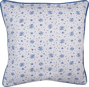 Povlak na polštář s modrými růžičkami Blue Rose Blooming - 40*40 cm