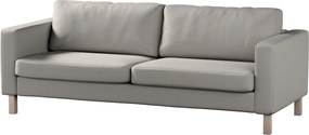 Potah na pohovku IKEA Karlstad 3-místná, nerozkládací, krátký barva šedá látka pletený vzor