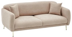 Béžová rozkládací pohovka 210 cm Simena – Balcab Home