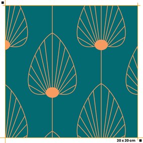 Malvis ® Vzorovaná Tapeta floraní Vel. (šířka x výška): 360 x 260 cm