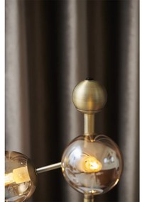 Halo Design 740116 stolní lampa Atom jantarová/mosaz, 4L, 52cm