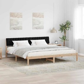 Rám postele Hnědo-černá 200 x 200 cm Masivní borovicové dřevo 3394340
