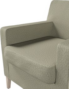 Potah na křeslo IKEA Karlstad barva béžová látka pletený vzor