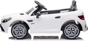 LEAN CARS Elektrické autíčko Mercedes SLC 300 LED MP3 bílé
