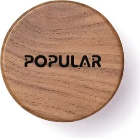 POPULAR Vkládačka Tvary na desce / 6 tvarů / dřevo / od 2 let