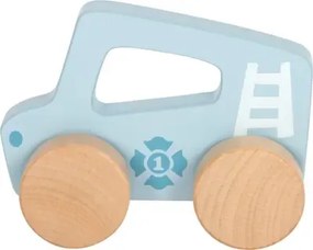 small foot Dřevěné auto na tlačení Modrá / od 6 měsíců