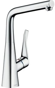 Hansgrohe Metris M71 Dřezová baterie se sprškou, EcoSmart, chrom 14782000