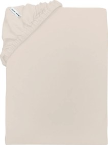 TOM Tailor Napínací prostěradlo Jersey, 90-100 x 200 cm (béžová)