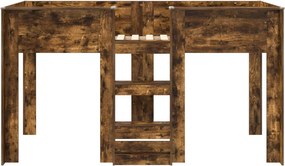 Patrová postel pro děti Kouřový dub 75 x 190 cm 3410471