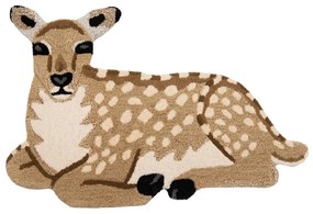 Koberec Deer Brown, Béžový 60x90x2 cm