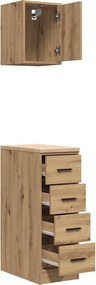 Garážové skříně 2 ks dub artisan kompozitní dřevo 3328322