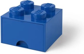 Úložný box lego úložný box 4 s šuplíkem - modrá