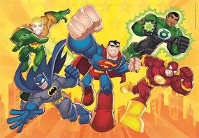 Clementoni PUZZLE DC Super Friends 4v1 / 20+60+100+180 dílků / od 6 le