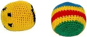 Hakysák míček footbag háčkovaný / Míček na hakysák / textilní / 6 cm /
