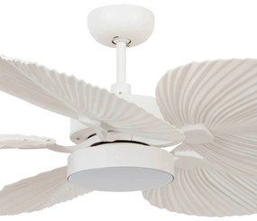 Stropní ventilátor Beacon se světlem Bali white Ø 132 cm tichý