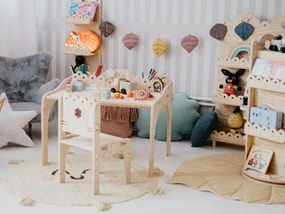 Myminihome Dětský stolek EMMA s pastelkovníky Zvolte barvu: Růžová