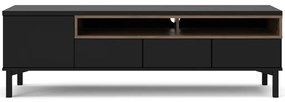 TV stolek Farsø - 156 x 48 x 48 cm | černá
