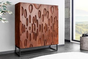 Designová skříňka z akáciového masivu Drop 100cm